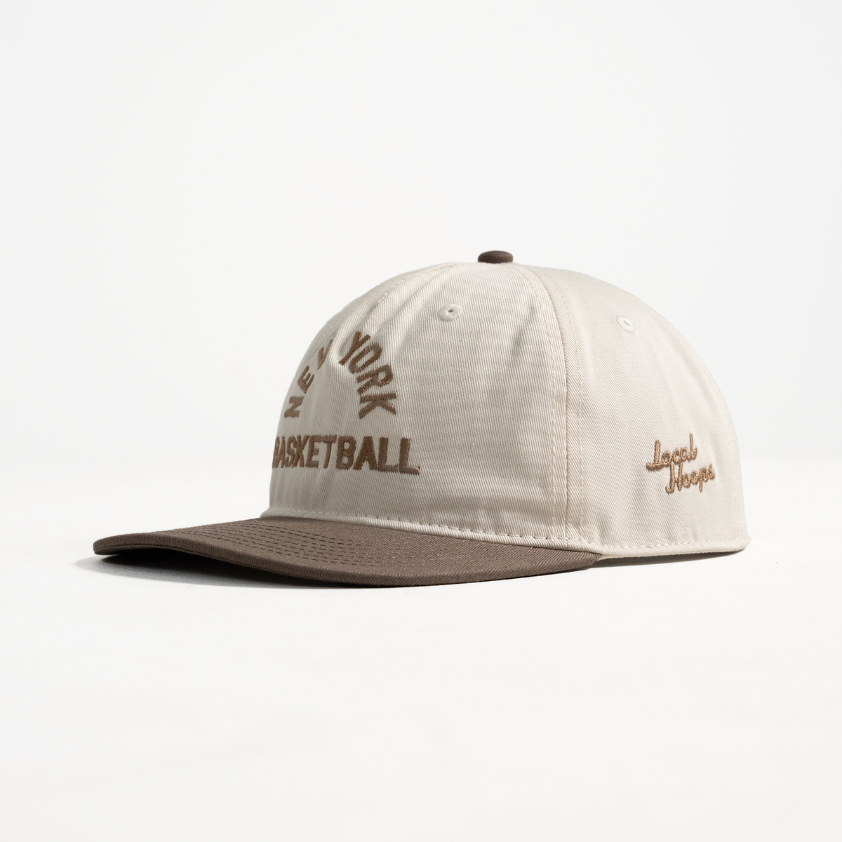 Two Tone Walnut NY Basketball Hat – LOCAL HOOPS