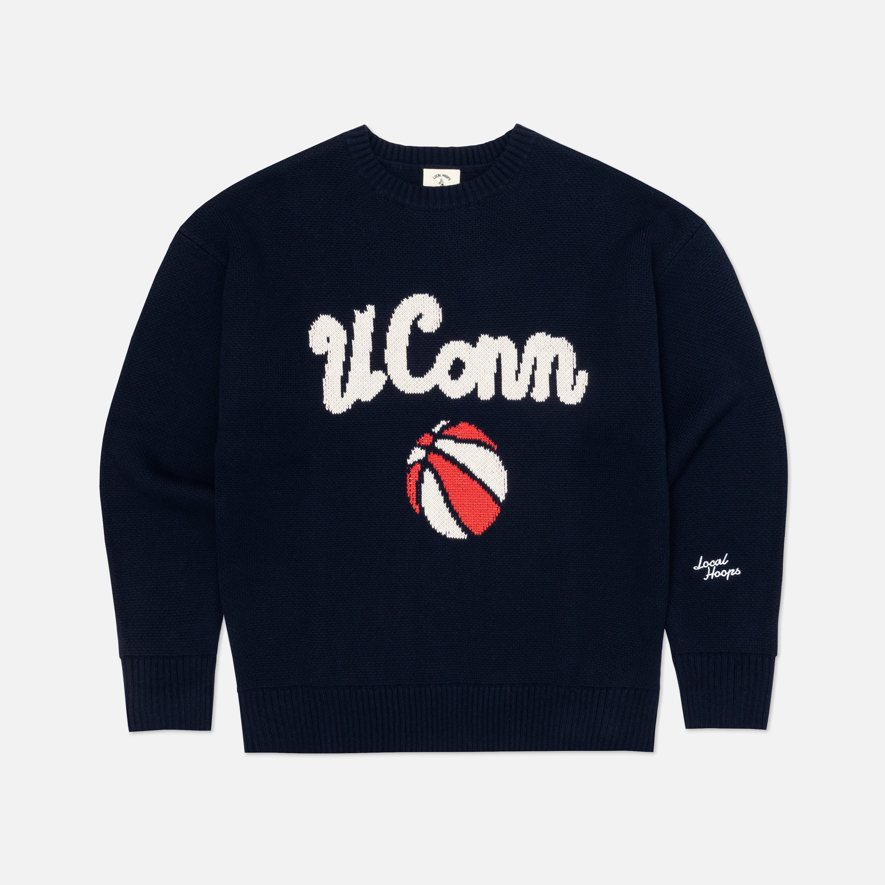 Uconn Intarsia-Knit Sweater – LOCAL HOOPS