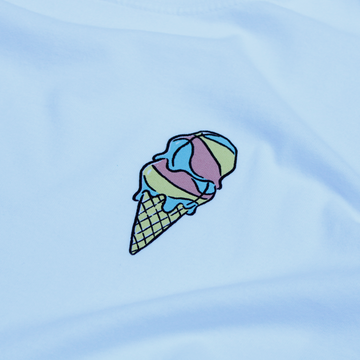 Ice Cream White Tee – LOCAL HOOPS