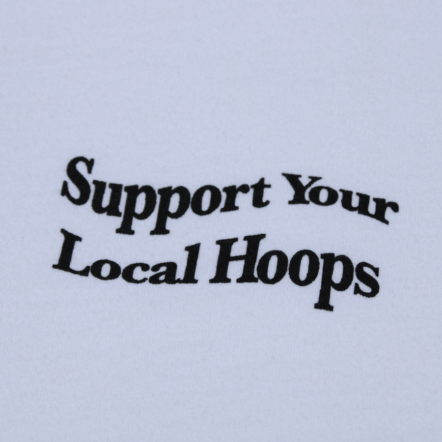 White Backboard Tee – LOCAL HOOPS